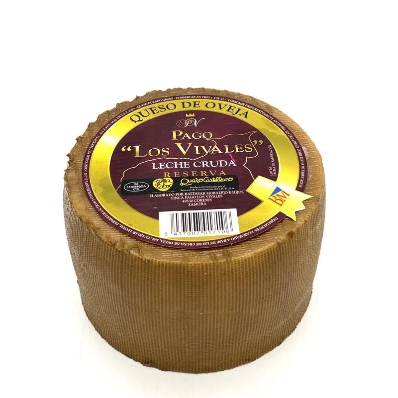 Queso de Oveja Curado Reserva, Pago 'Los Vivales' - Ibéricos Vemosa